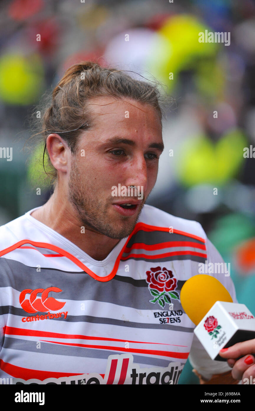 London, UK. 20th May, 2017. Daniel Bibby (ENG) being interviewed after ...