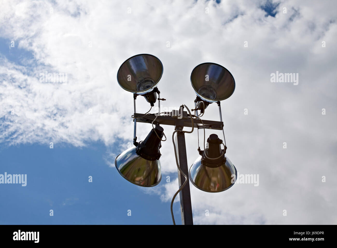 mobile outdoor lighting system Stock Photo - Alamy