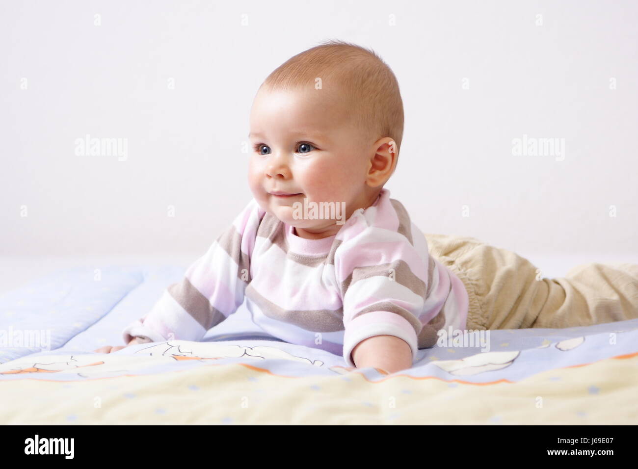 friendly kind baby kid child laugh laughs laughing twit giggle smile ...