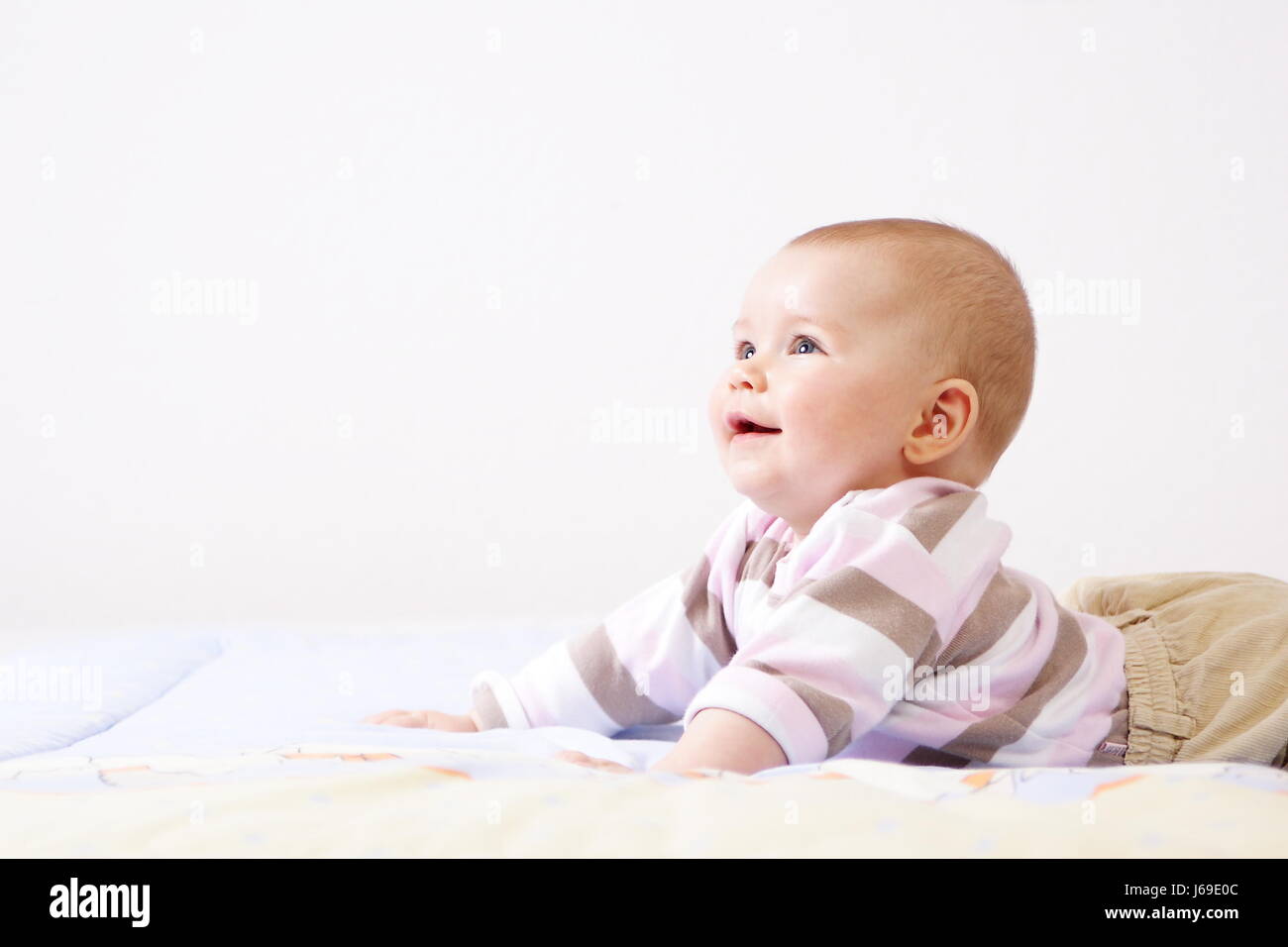 friendly kind baby kid child laugh laughs laughing twit giggle smile ...