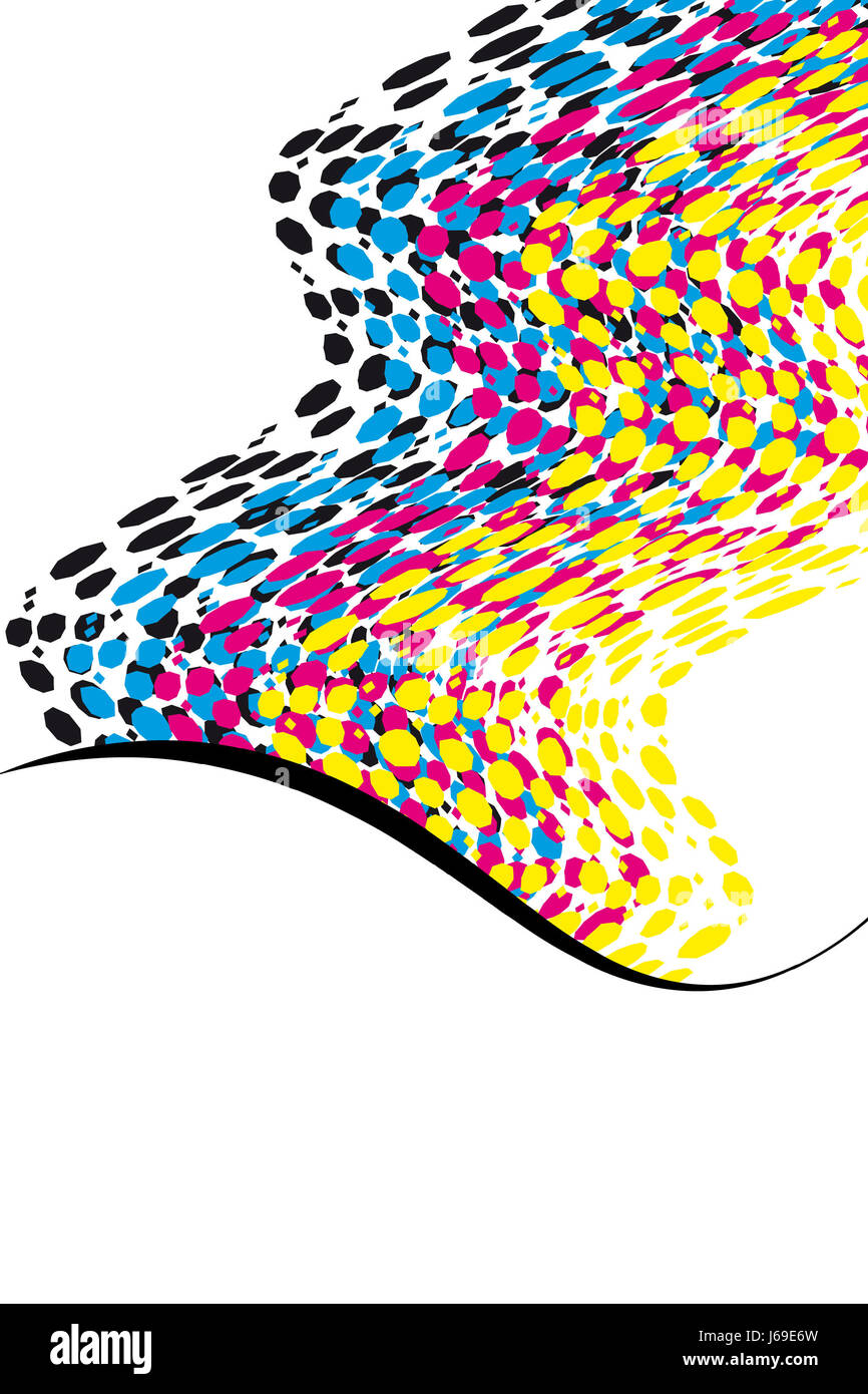 vertical wavy dot formed spots design wave art graphic black swarthy ...