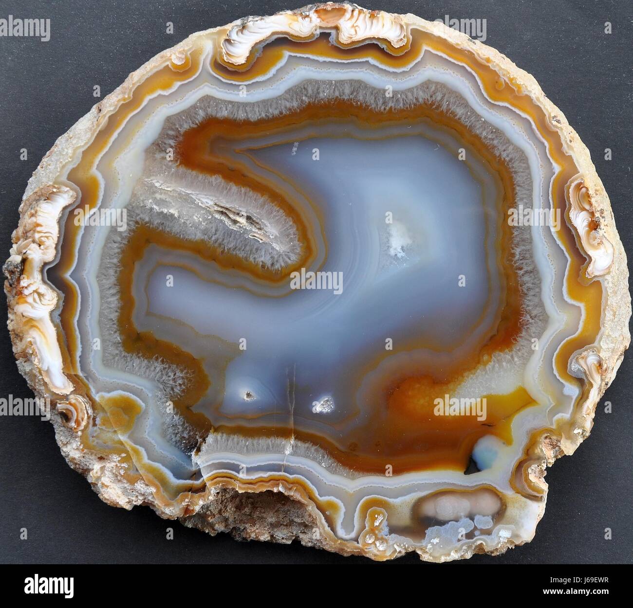agate plate in pastel shades Stock Photo - Alamy