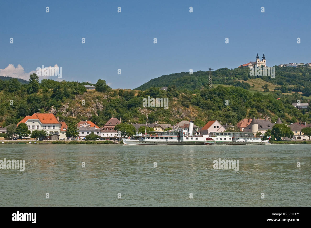 danube paddle steamer steamboat danube paddle steamer steamboat sailing ...