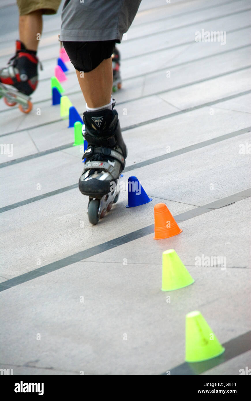 Inline speed slalom hi-res stock photography and images - Alamy