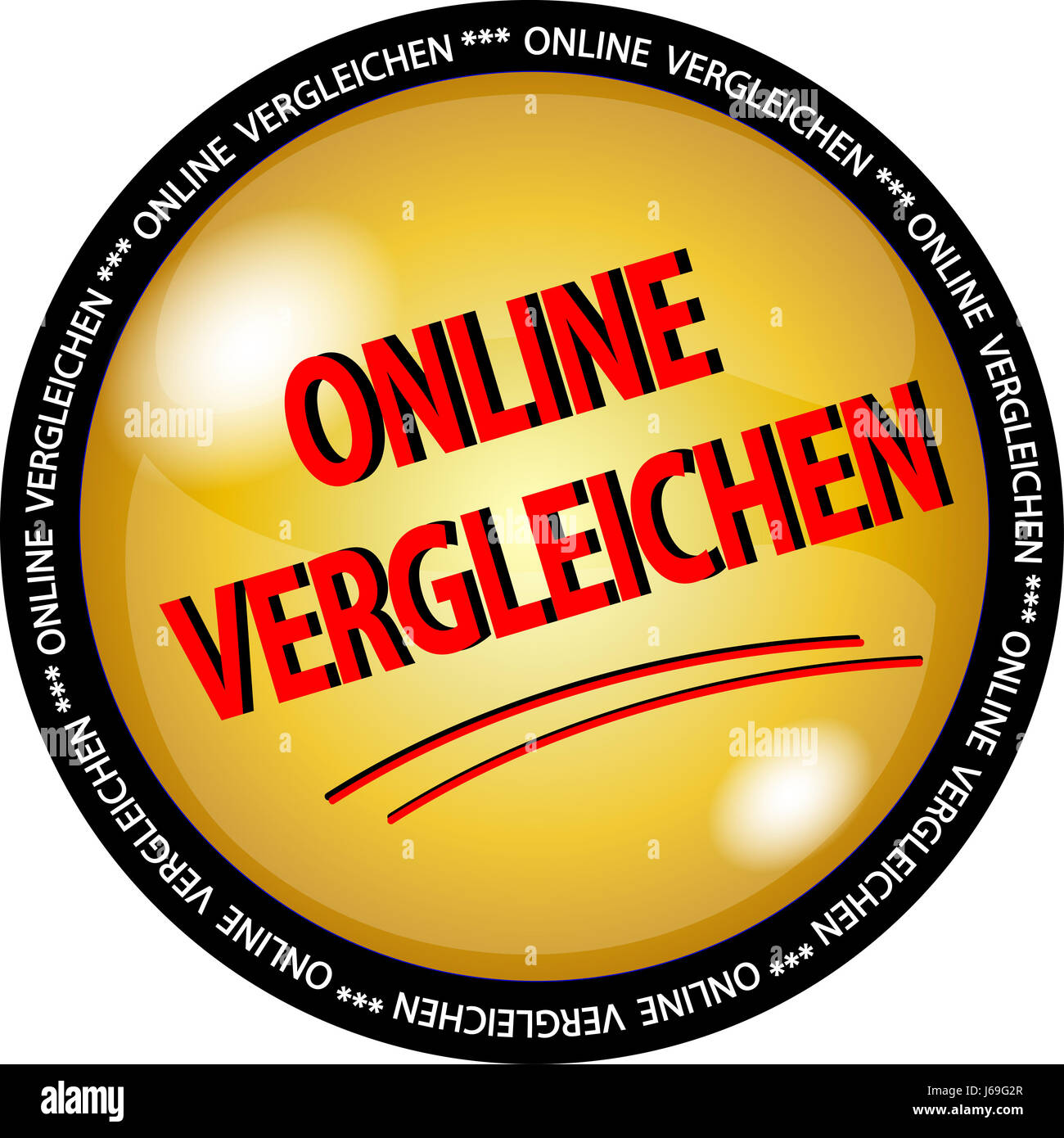 button comparison compare complete perfect banners circle plastic ...