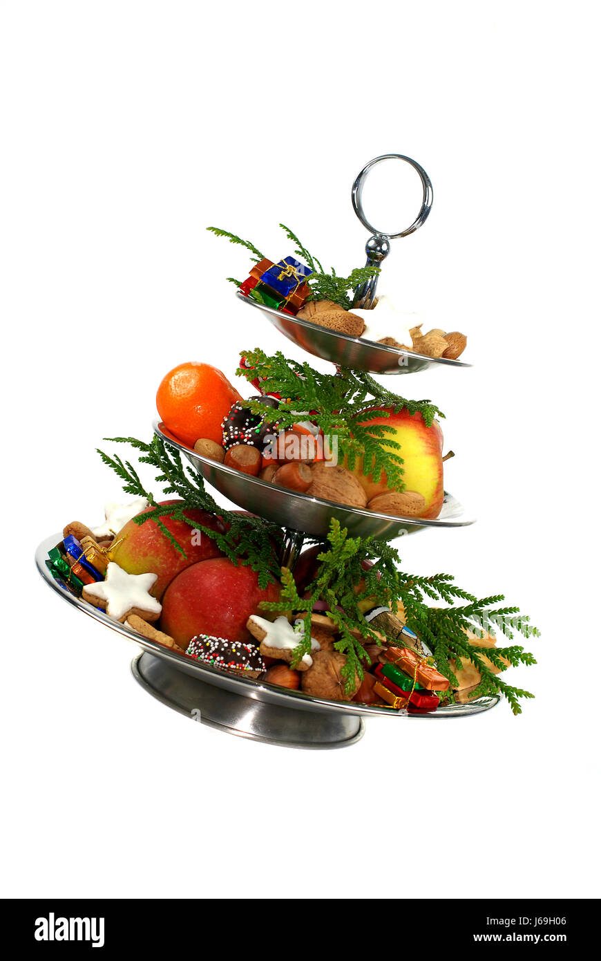 advent christmas sweets advent plate nuts nicholas biscuits cookies ...