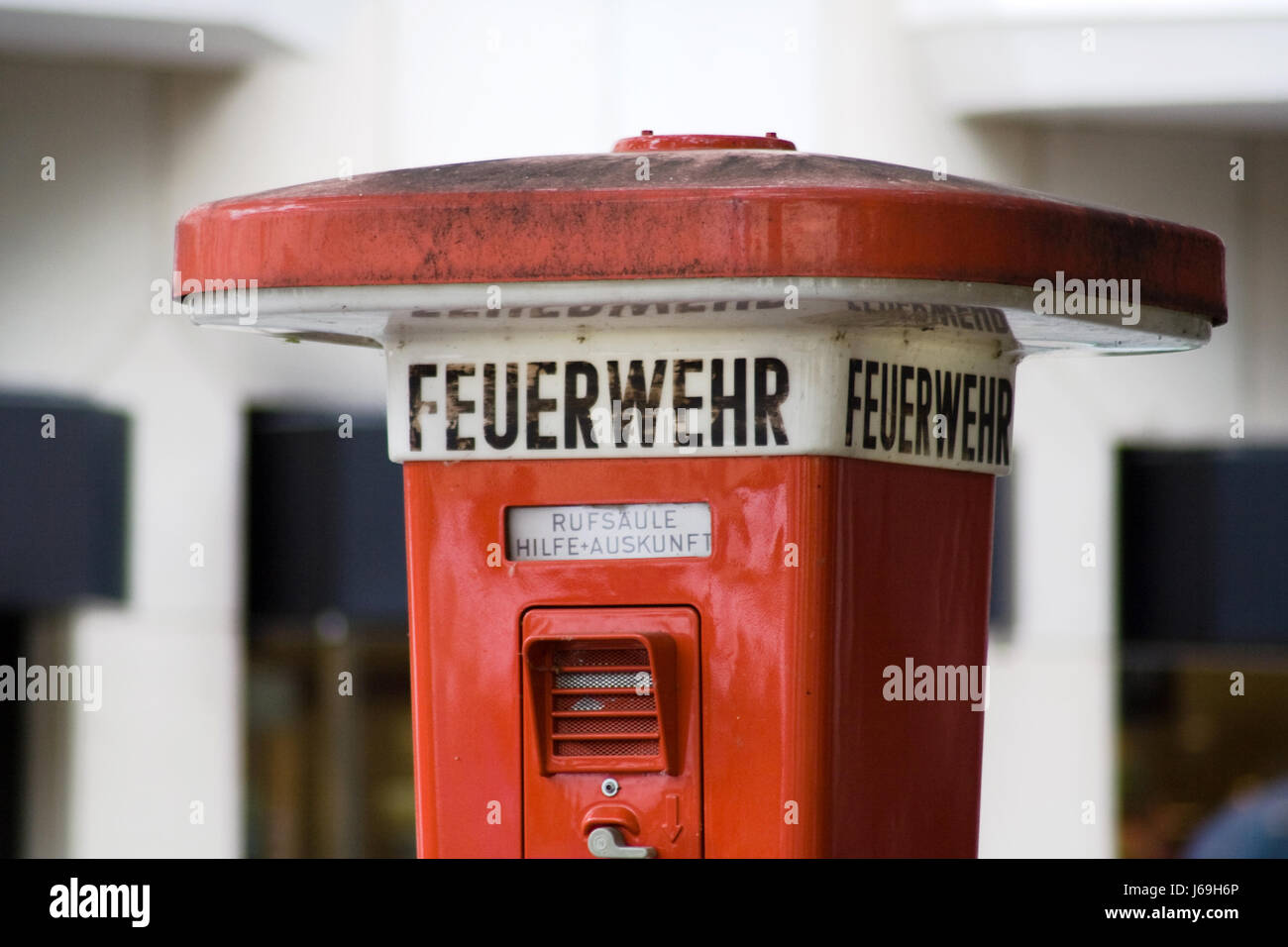 pillar fire conflagration fire brigade emergency call sos-telephone cry ...