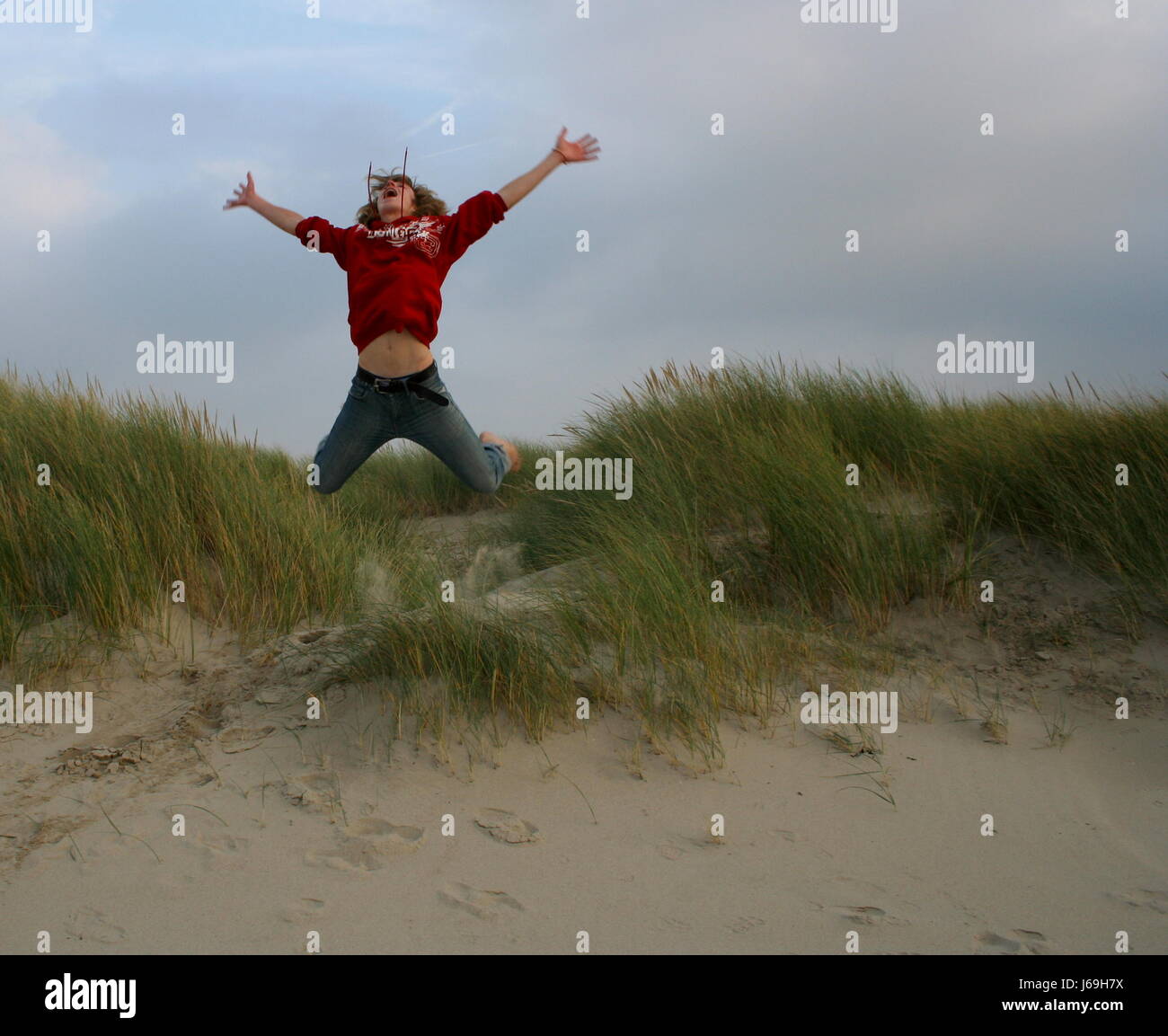 leap into freedom Stock Photo - Alamy