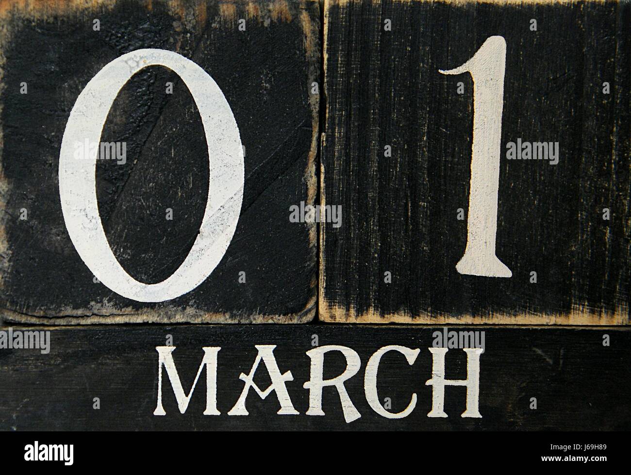 wood retro march calender calendar old wood antique brown brownish ...