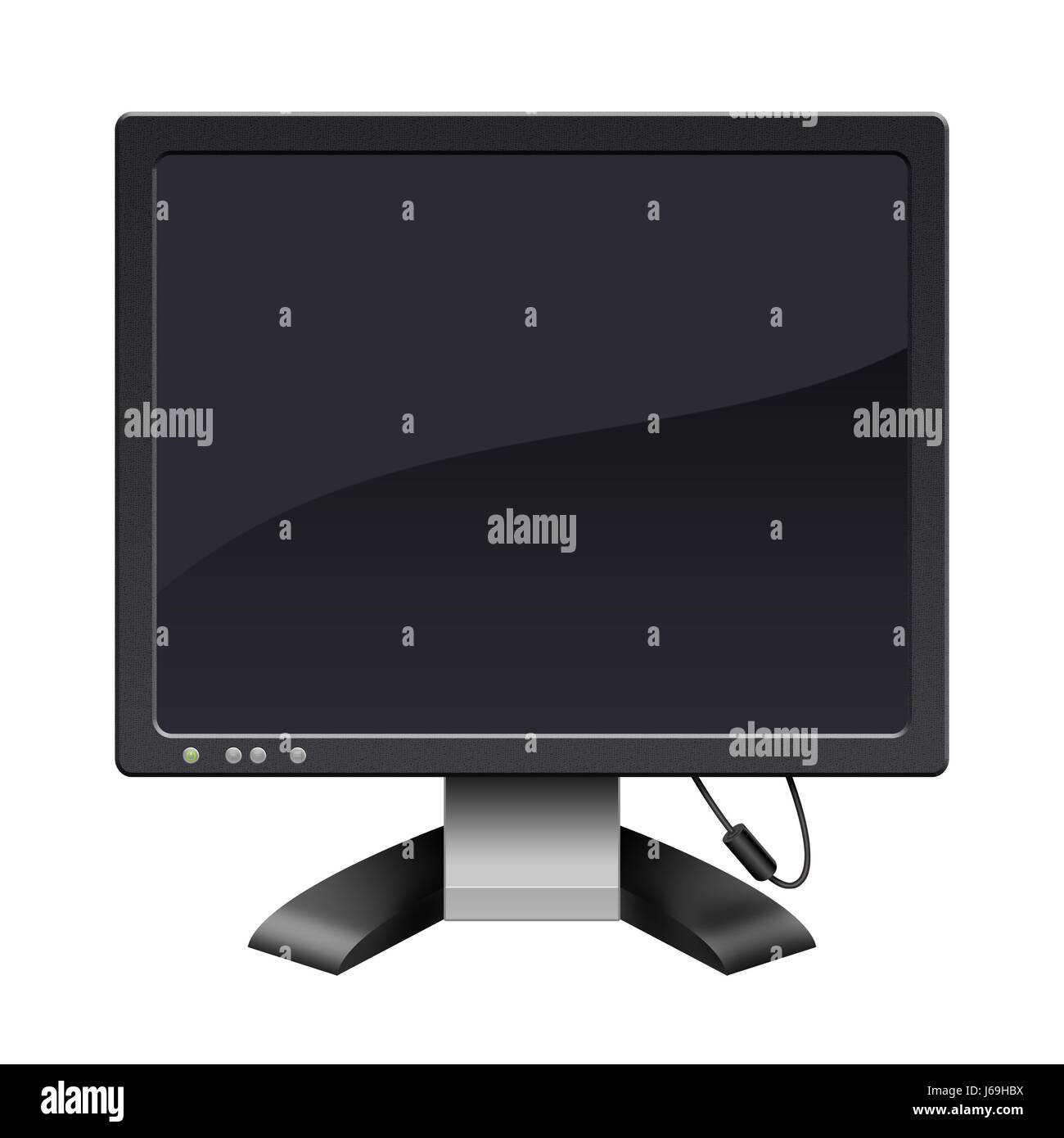 electronics black swarthy jetblack deep black monitor screen button ...