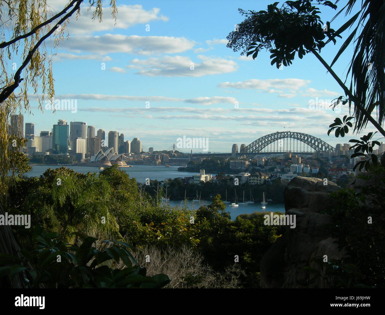 sydney overlooking opera h. harbour br Stock Photo - Alamy