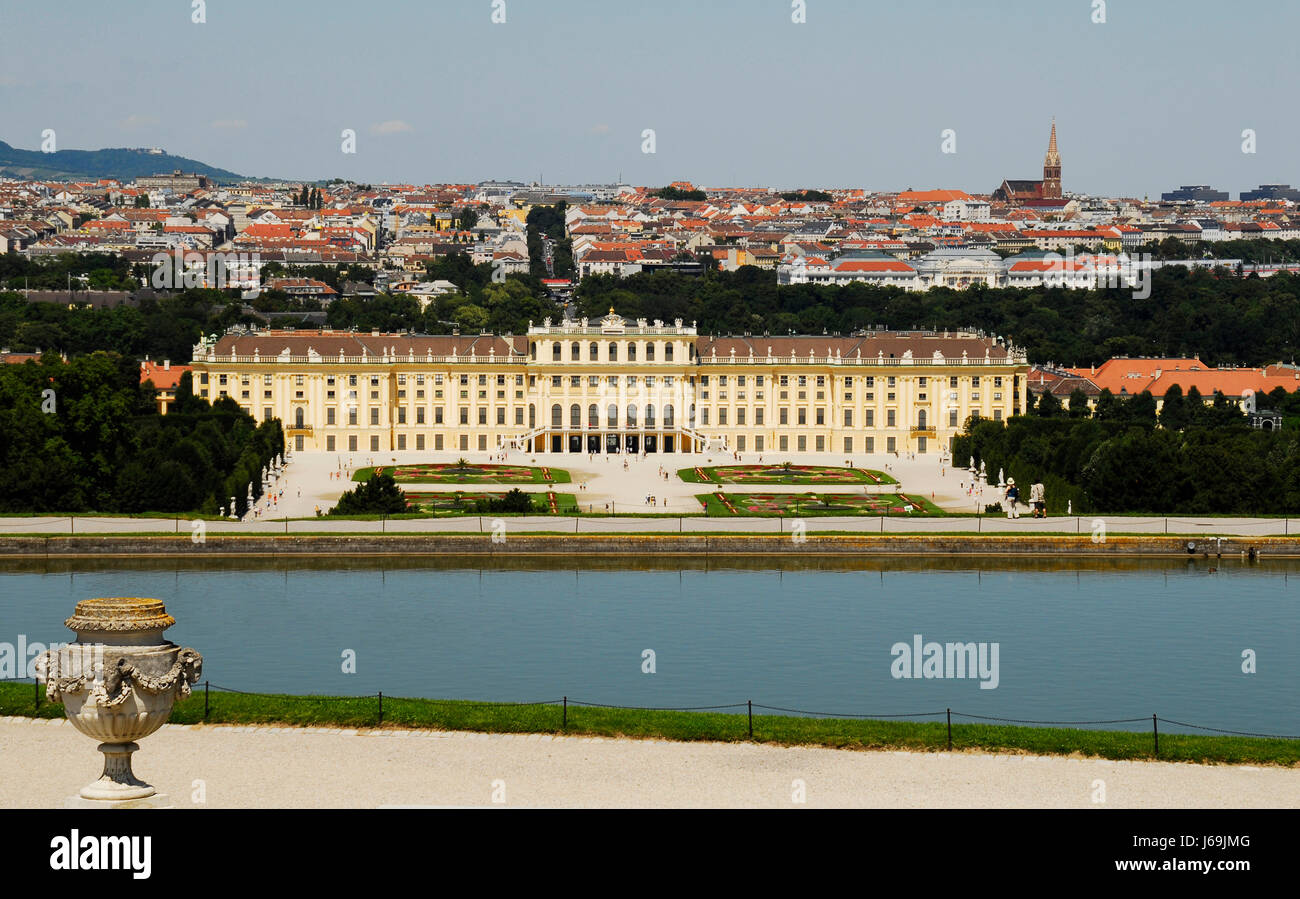 vienna sight view outlook perspective vista panorama lookout aerial ...