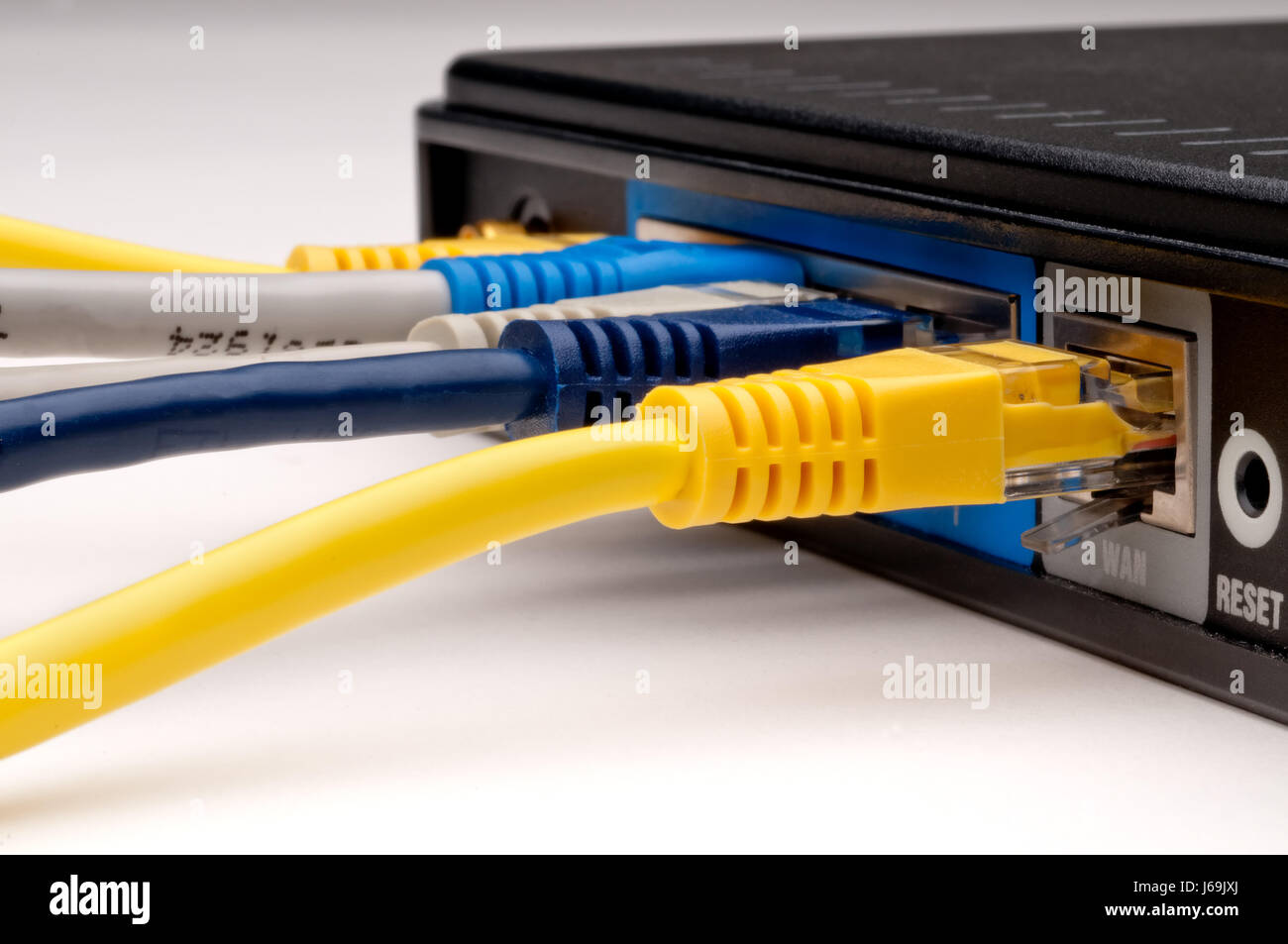 technology port hub router computers computer network blue black ...
