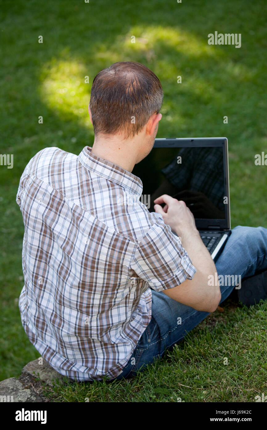 laptop notebook computers computer career spare time free time leisure leisure Stock Photo - Alamy