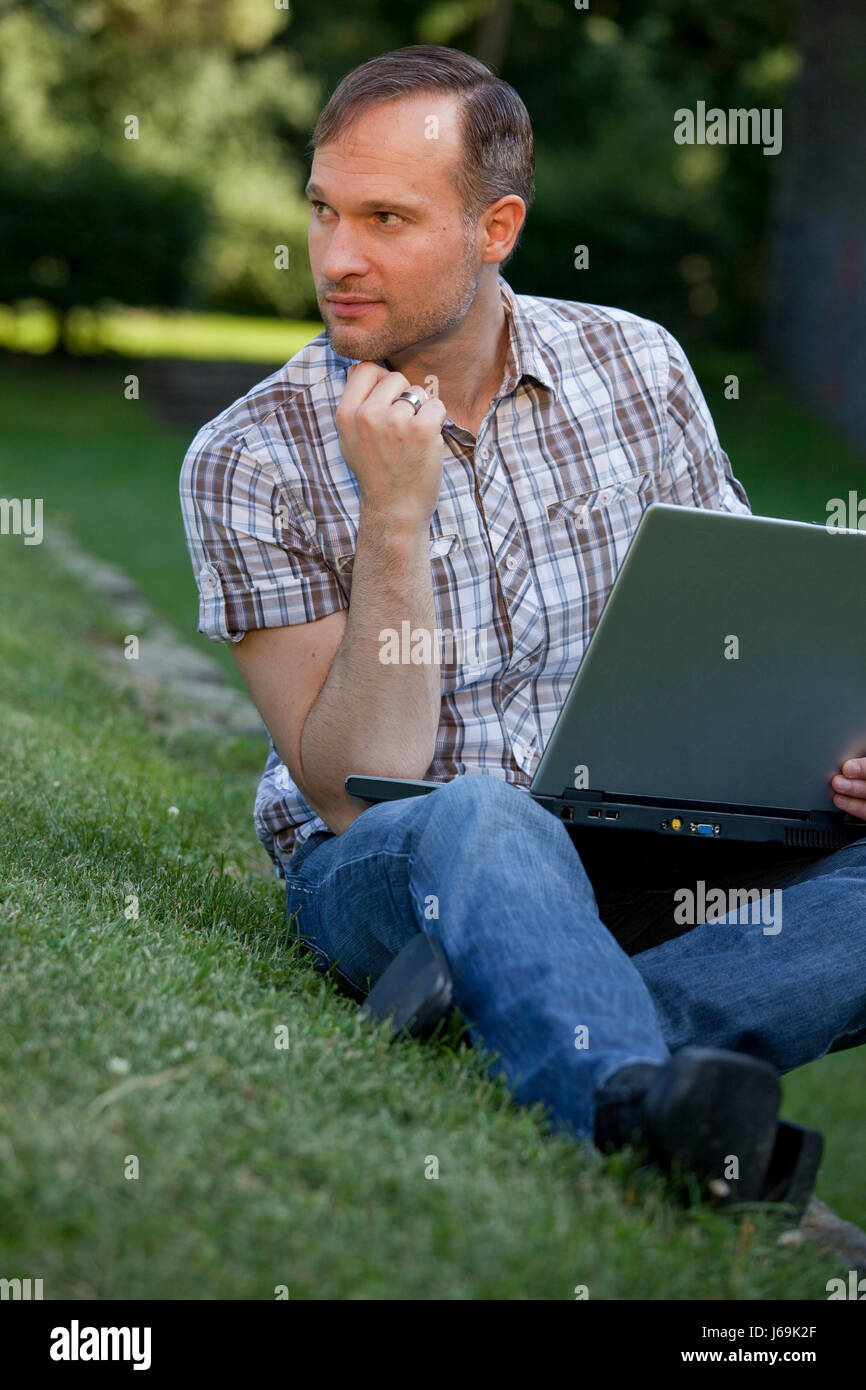 laptop notebook computers computer career spare time free time leisure leisure Stock Photo - Alamy