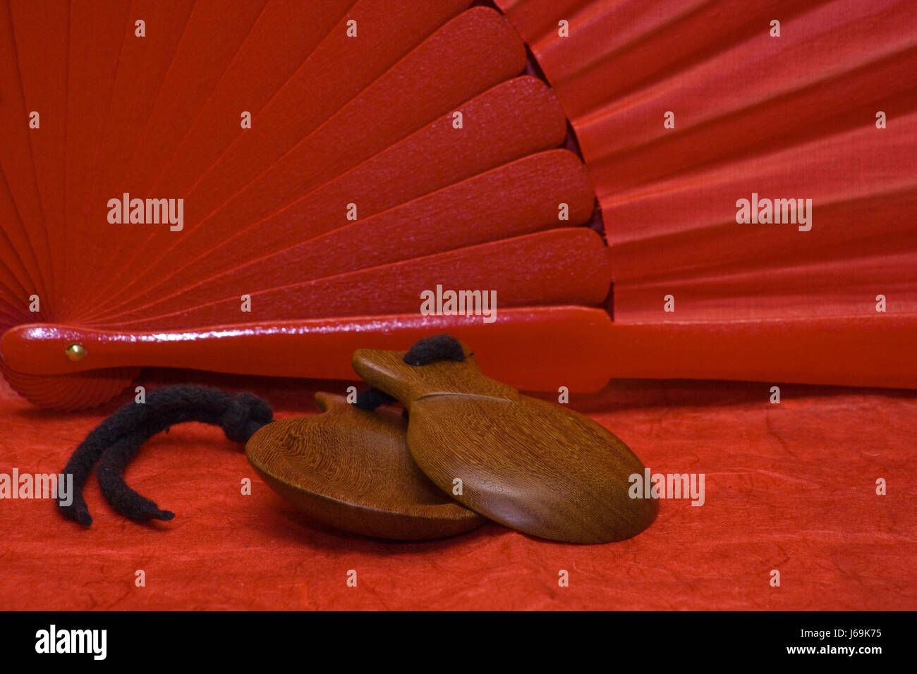 musical instrument spain fan andalusia castanets music wood spain fan ...