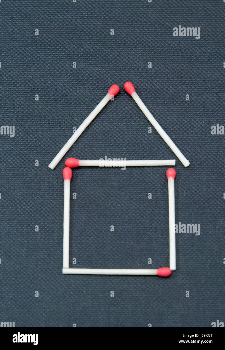 house building shape matches creativity design shaping formation model ...