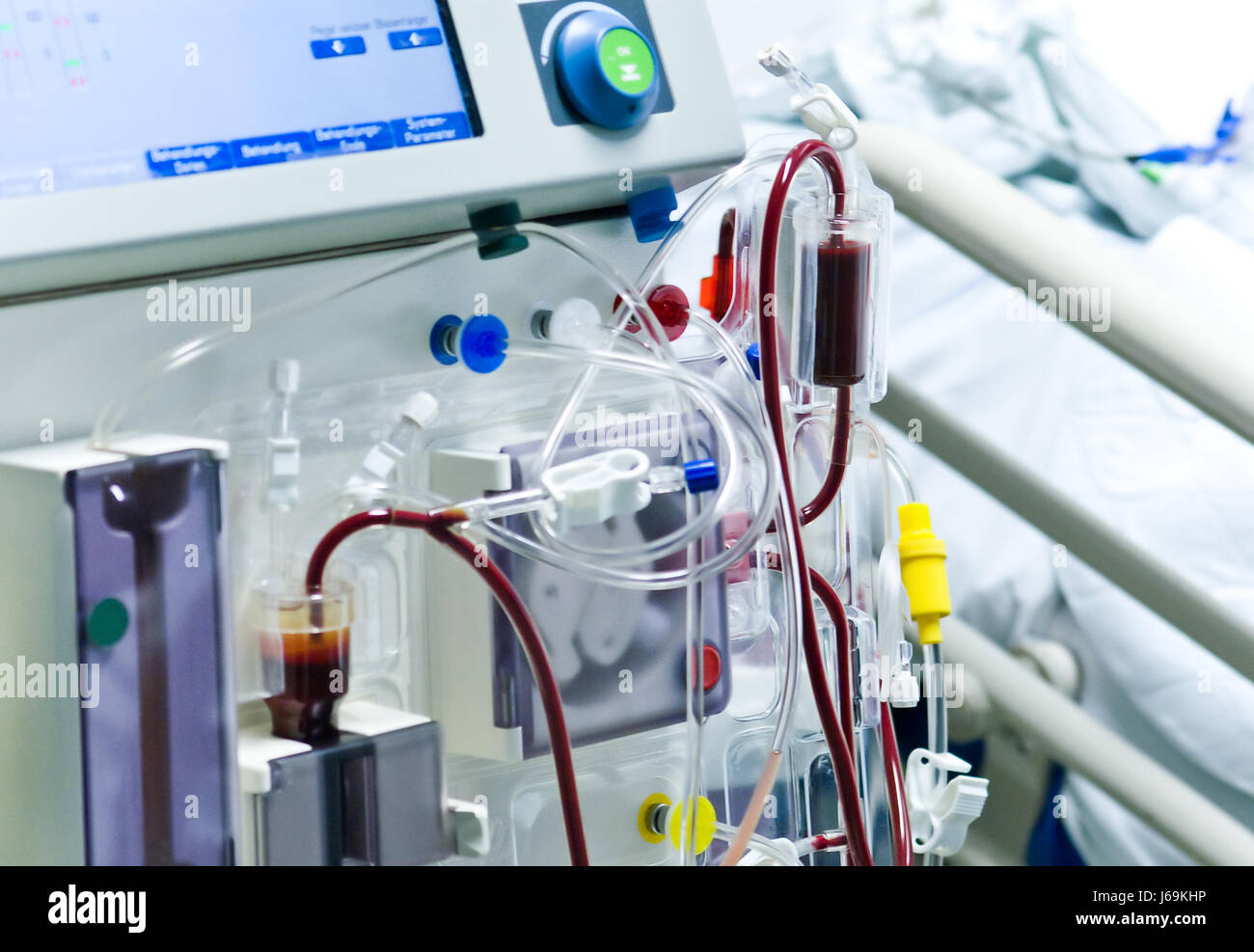 Blood dialysis tubes hi-res stock photography and images - Alamy