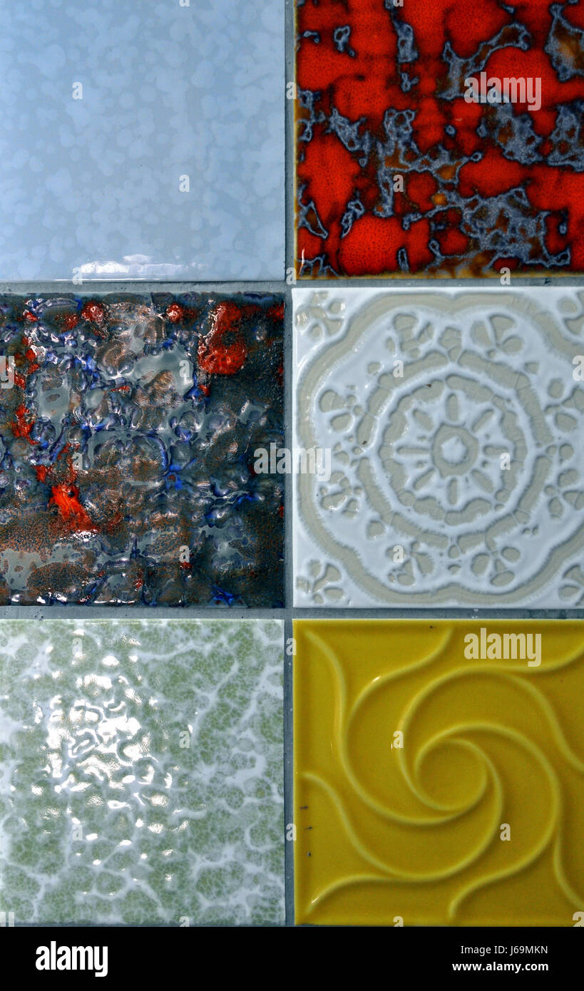 Colourful square kitchen tiles hi-res stock photography and images - Alamy