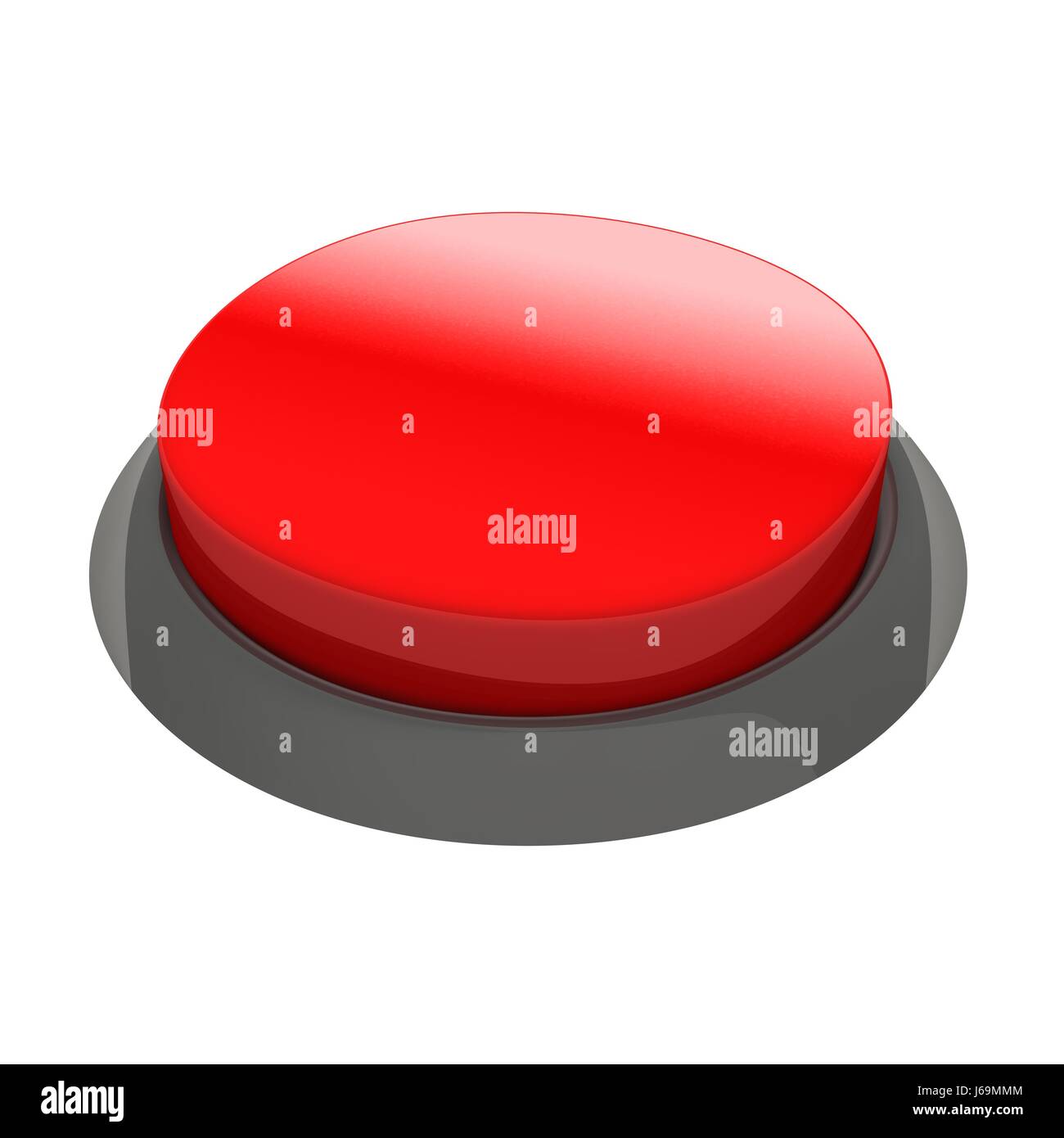 round about bright shiny button glossy push icon color paint red object ...