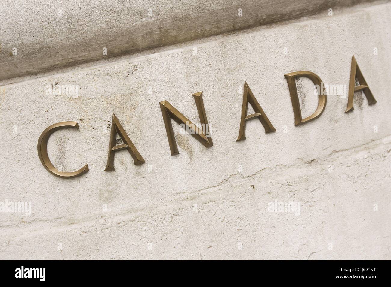 wall horizontal gilt letters word metal canada photography photo ...