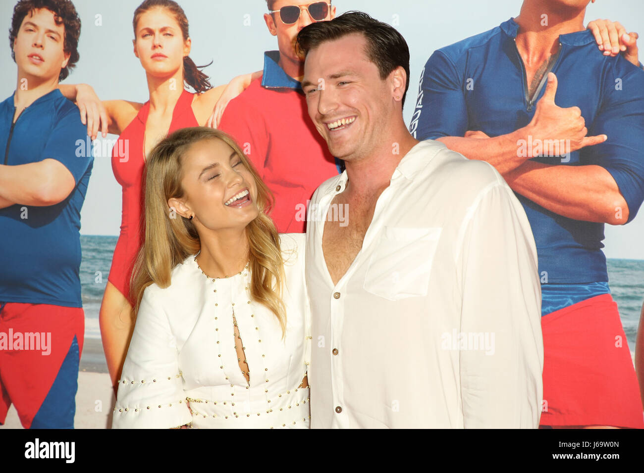 VIPs at the Australian Premiere of BAYWATCH red carpet, Sydney ...