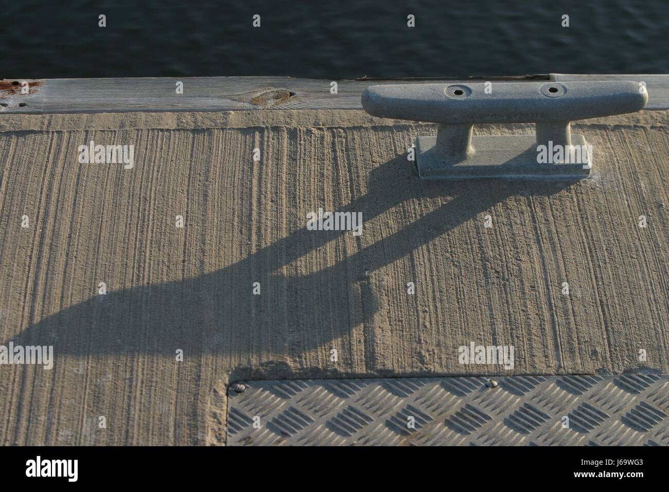 wood reflection harbor dock outdoor peaceful affixed sight view outlook ...