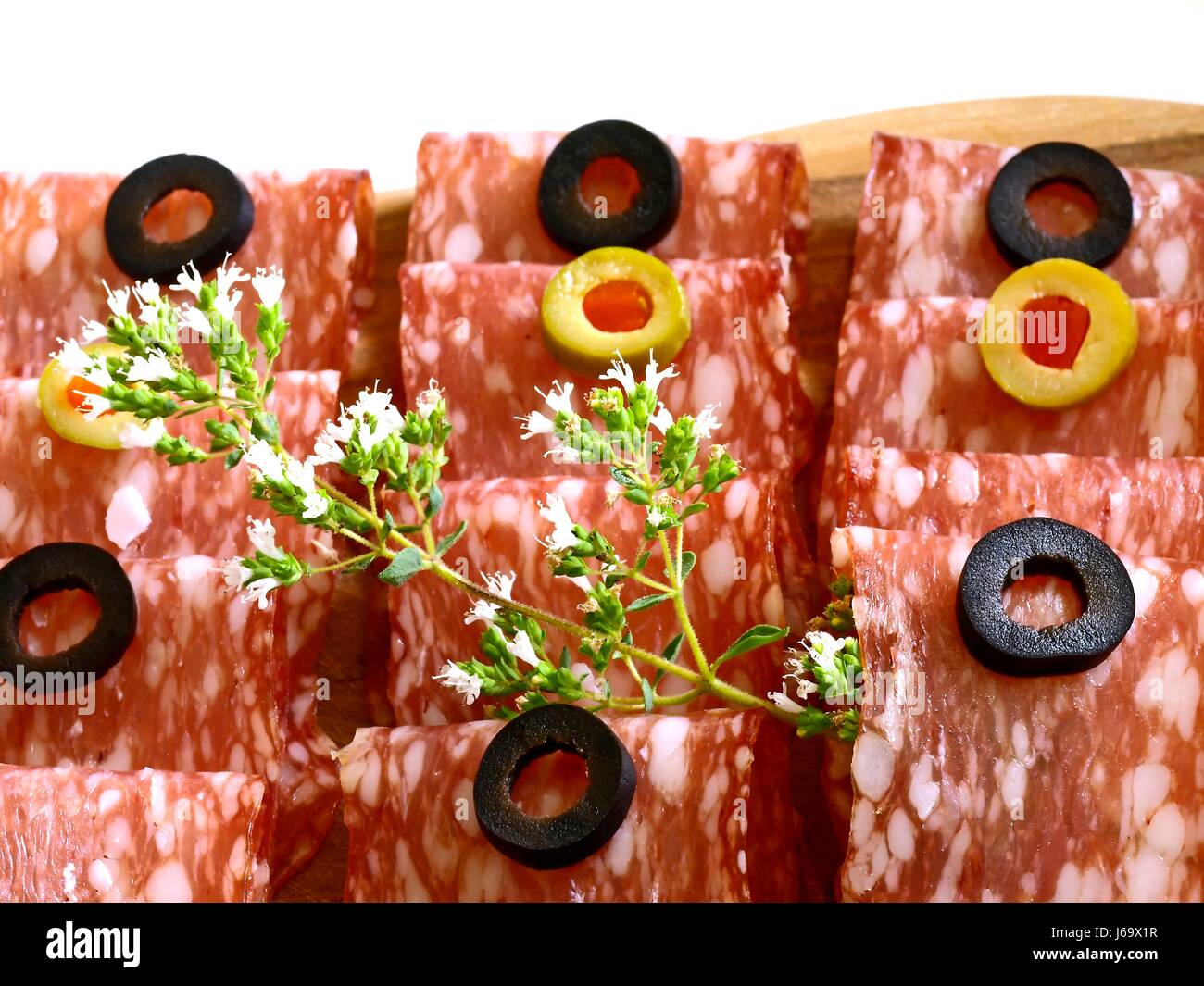 original italian salami Stock Photo - Alamy