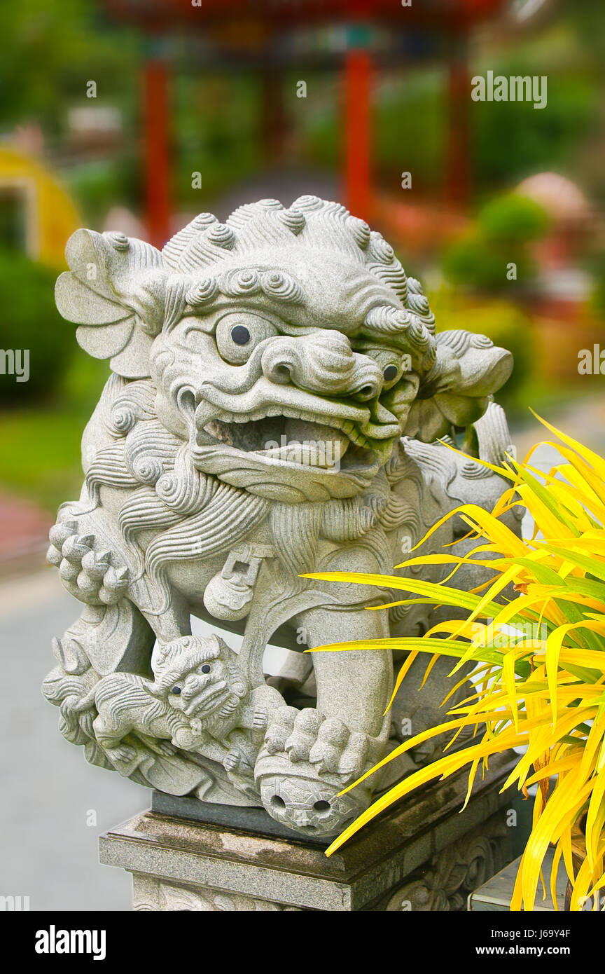religion asia lion cat big cat feline predator sculpture believe place ...