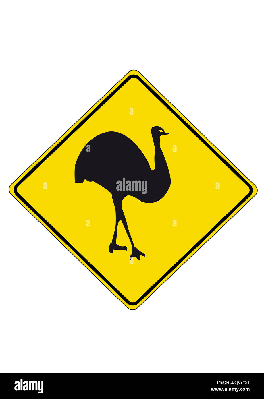 Road sign emu australia hi-res stock photography and images - Alamy