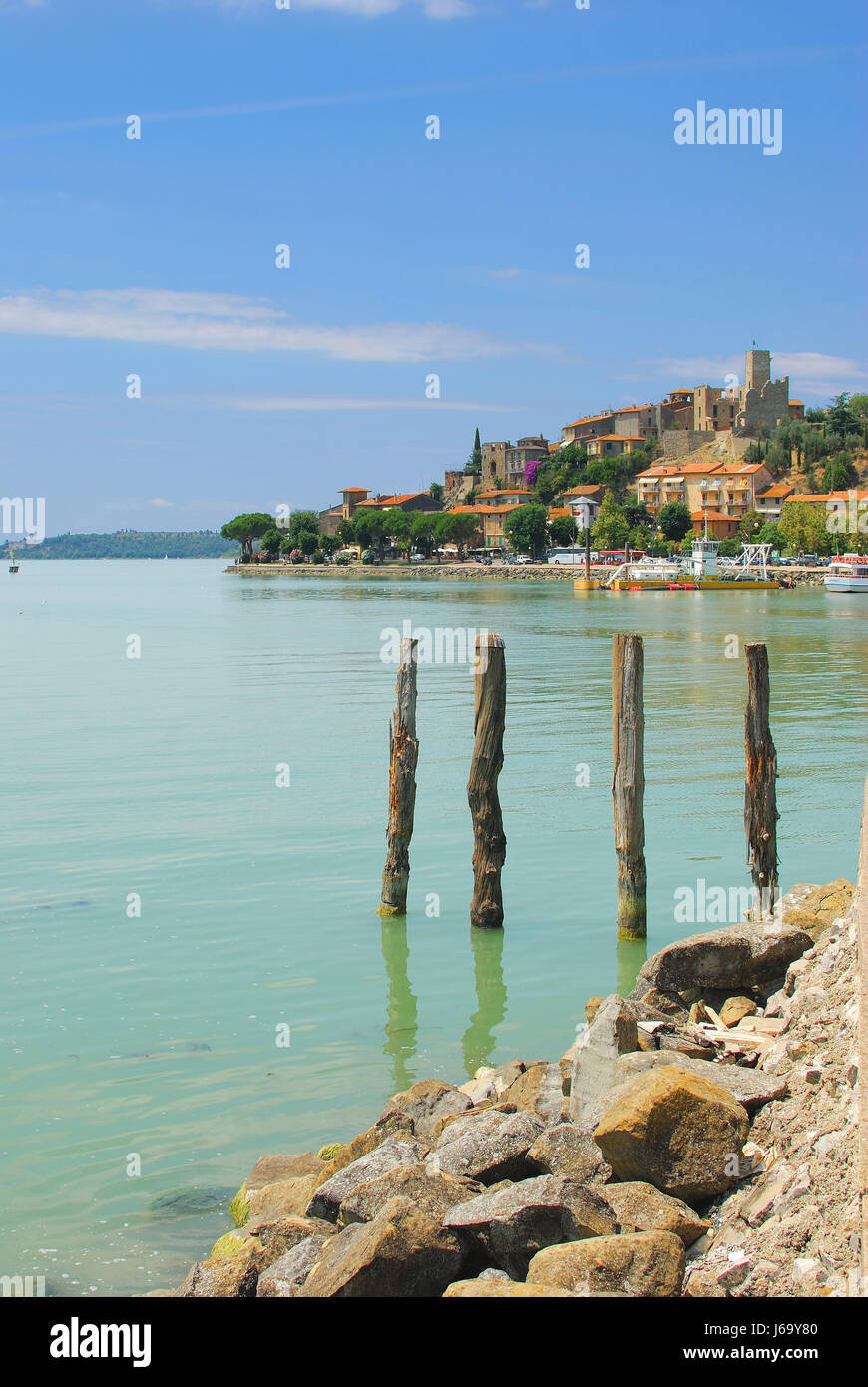 Italy Umbria Passignano Lago Trasimeno Stock Photos & Italy Umbria ...