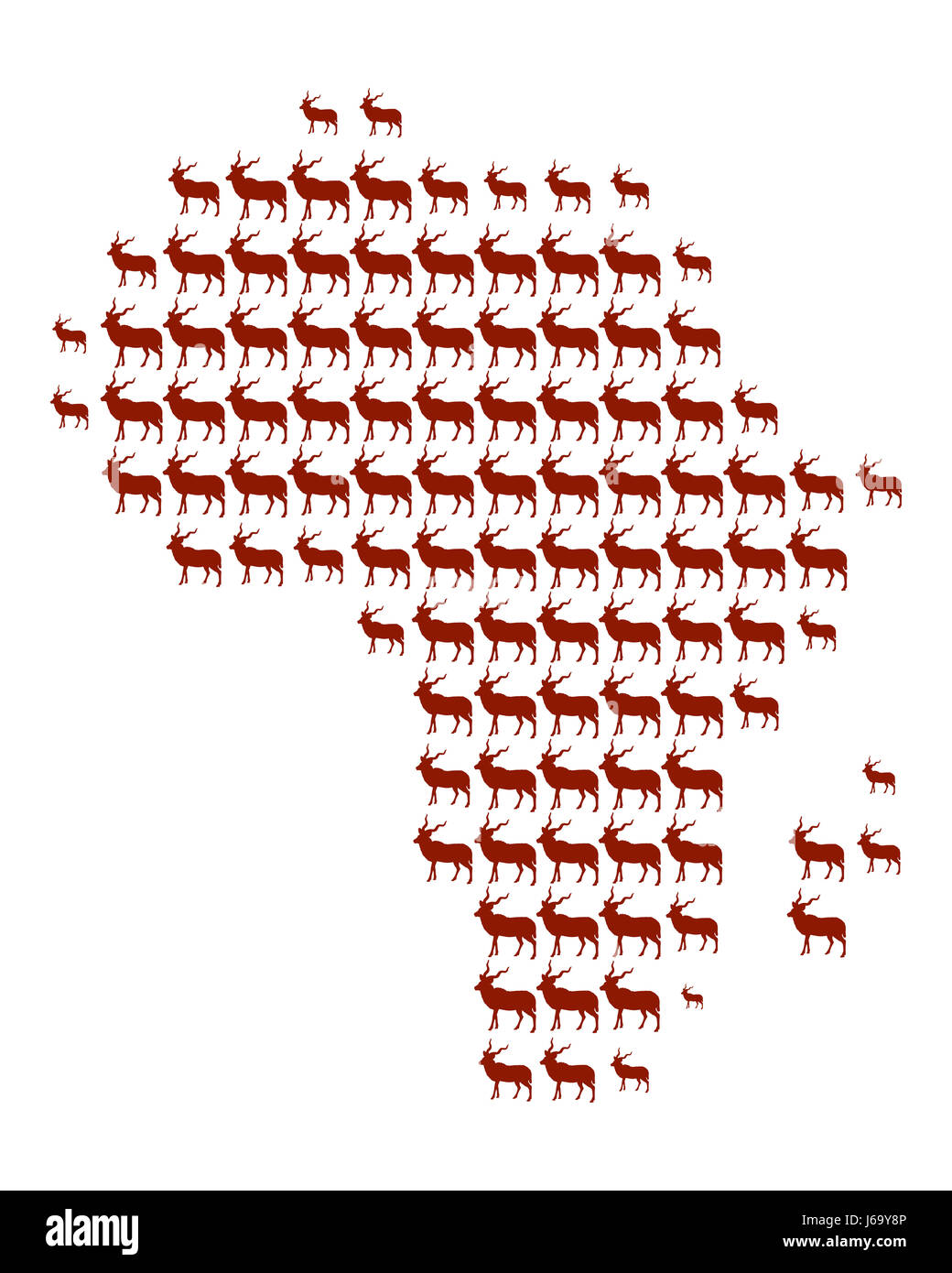 map of africa from kudus Stock Photo - Alamy