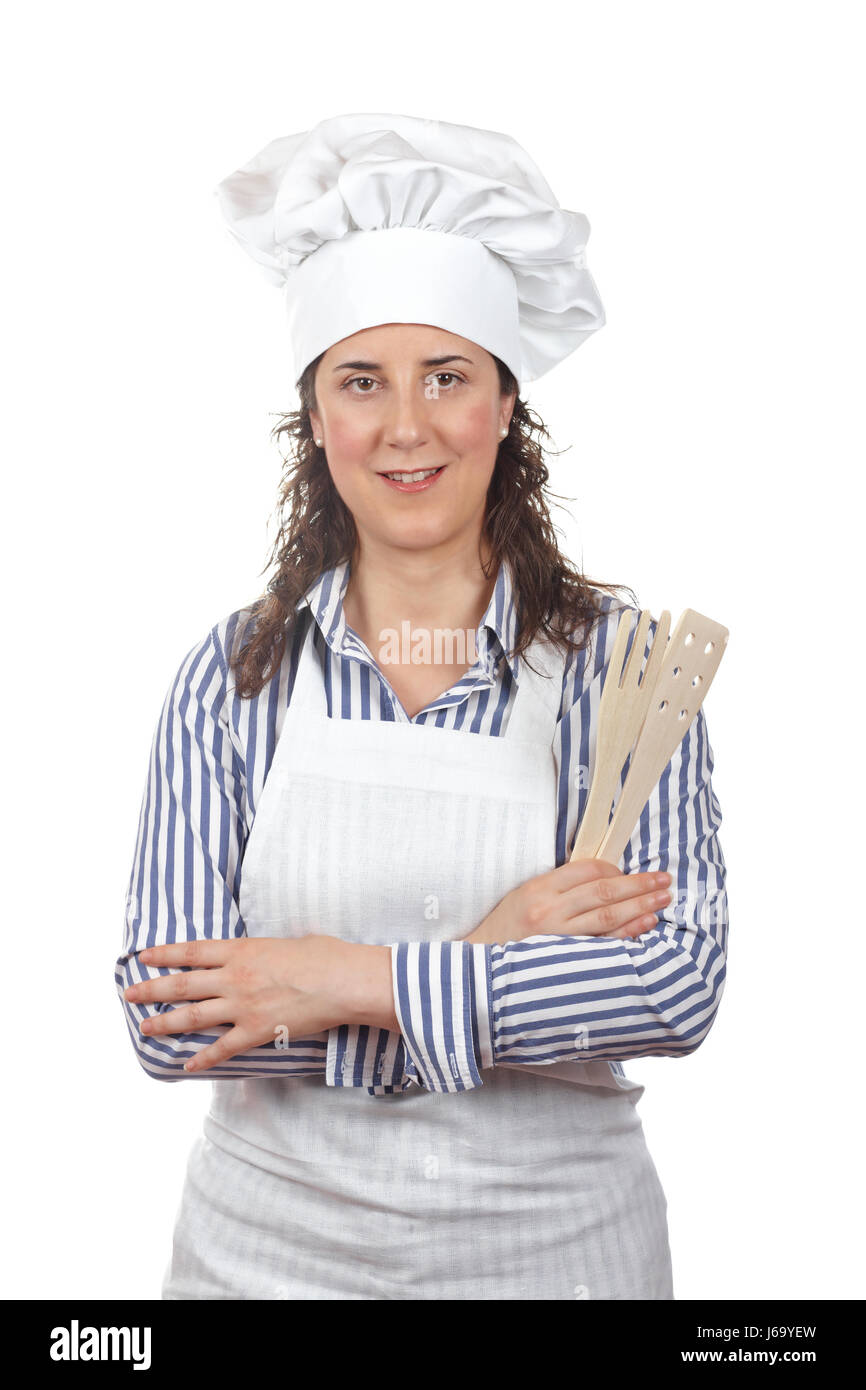 woman female cook chef spoon woman restaurant laugh laughs laughing ...