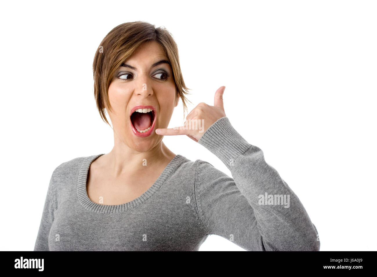 woman talk speaking speaks spoken speak talking chat nattering gesture ...