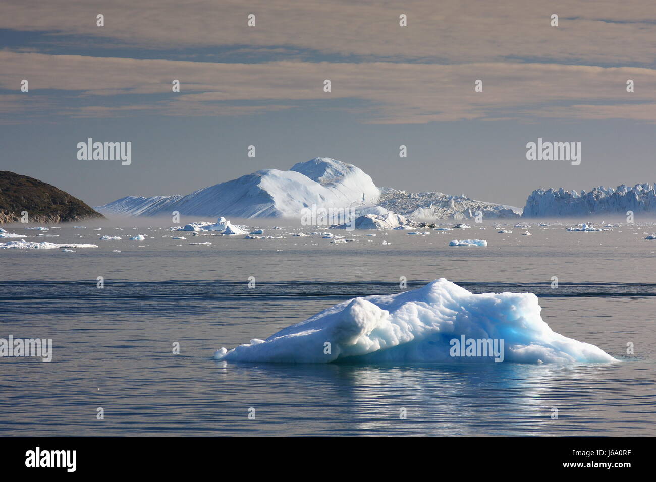 arctic greenland fog ice iceberg water blue arctic cold greenland fog ...