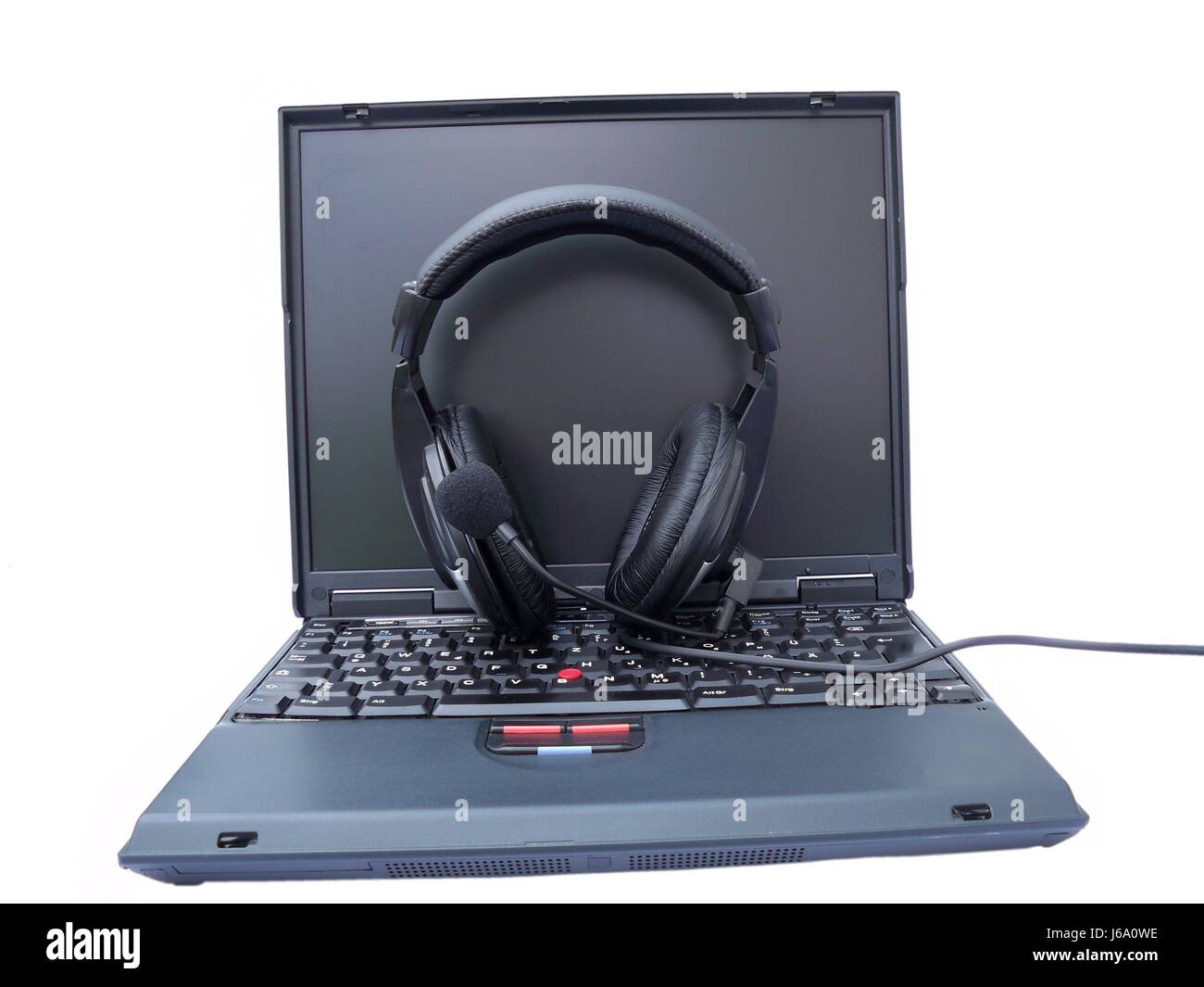 laptop notebook computers computer letters screen headset earphones ...