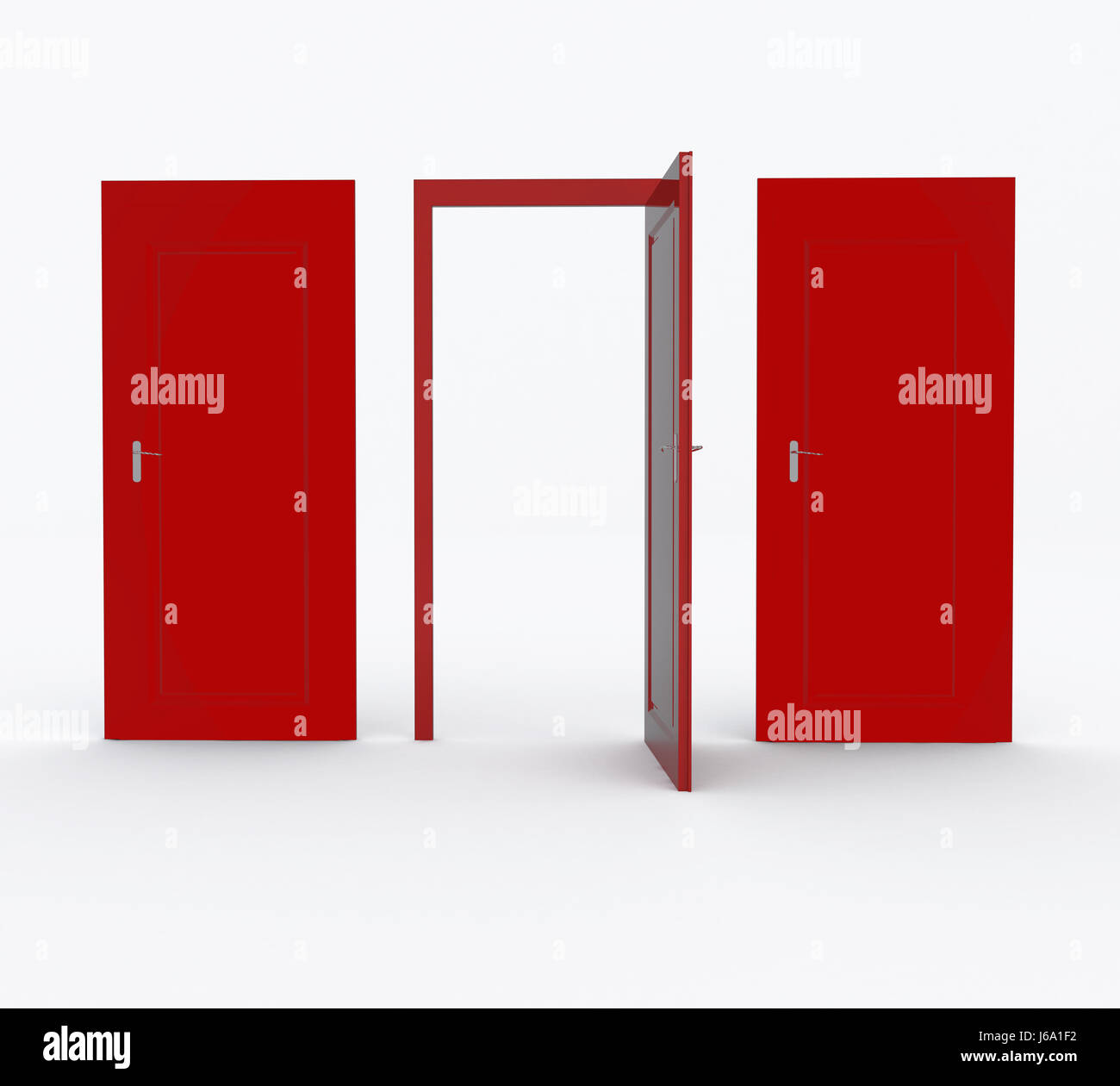 close entrance three open doors uncap choice red inside door closed ...