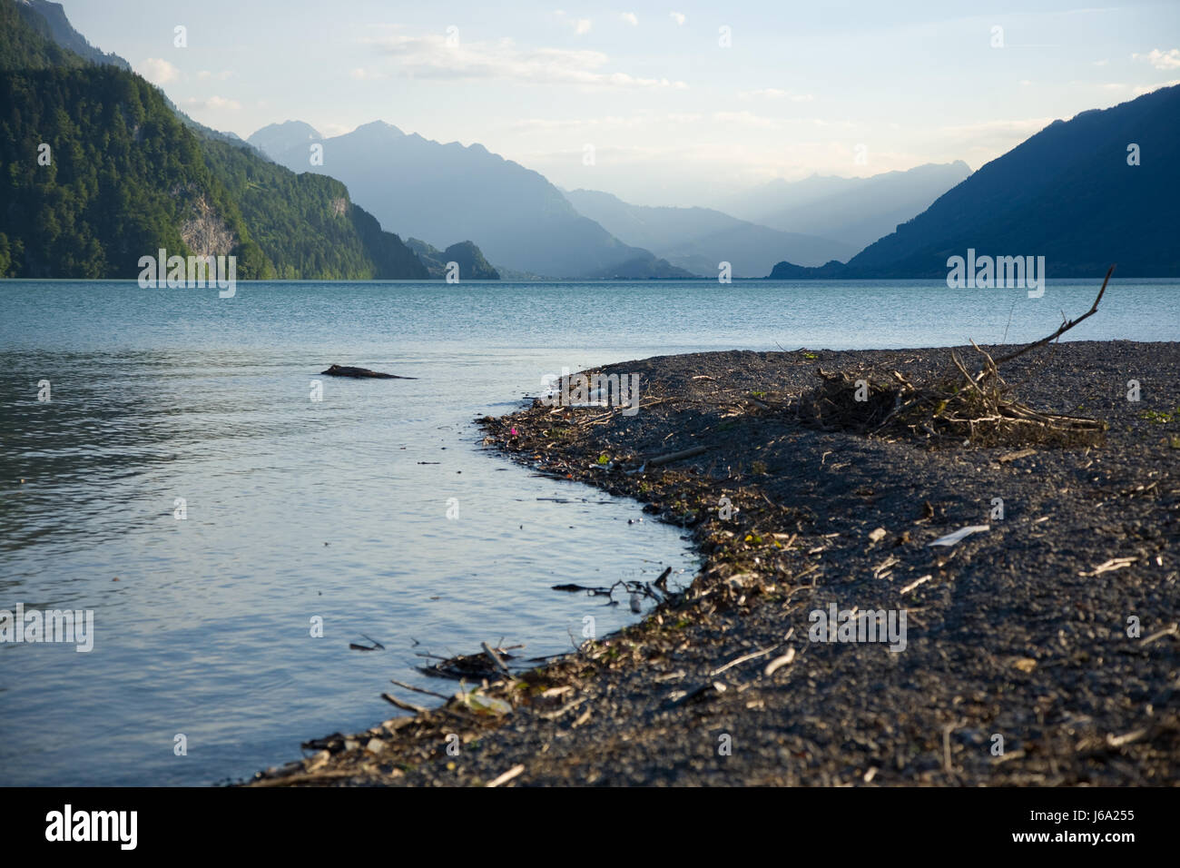 soft curvate lakeside complete perfect salt water sea ocean water ...