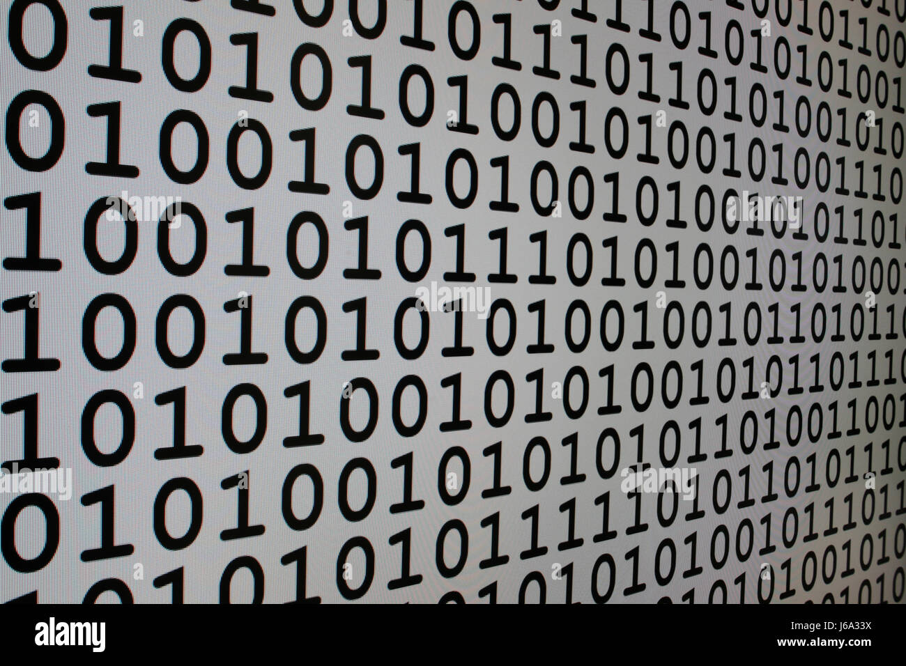 PC computers computer monitor screen one zero count binary PC computers ...