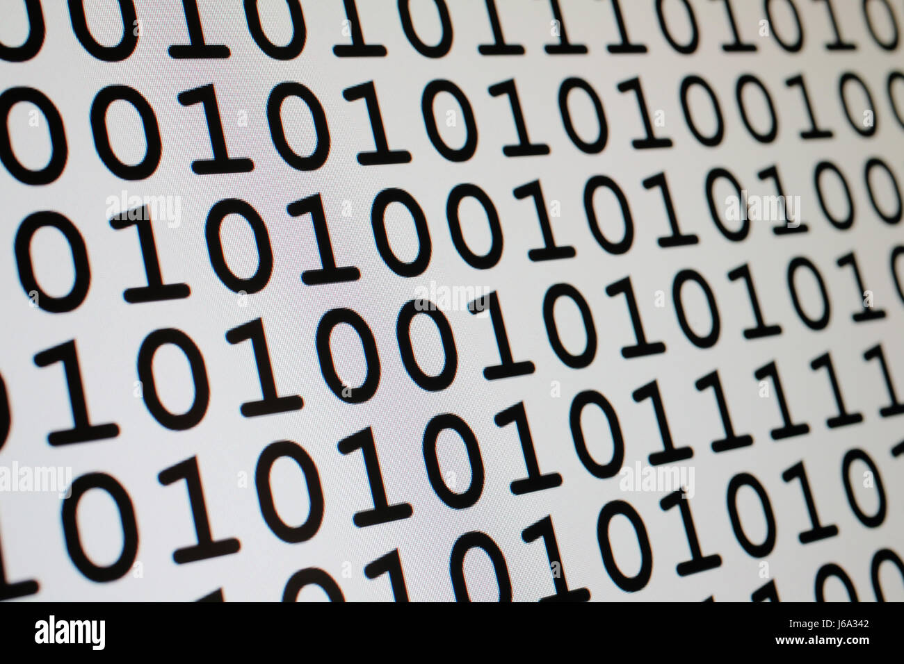 PC computers computer monitor screen one zero count binary PC computers ...