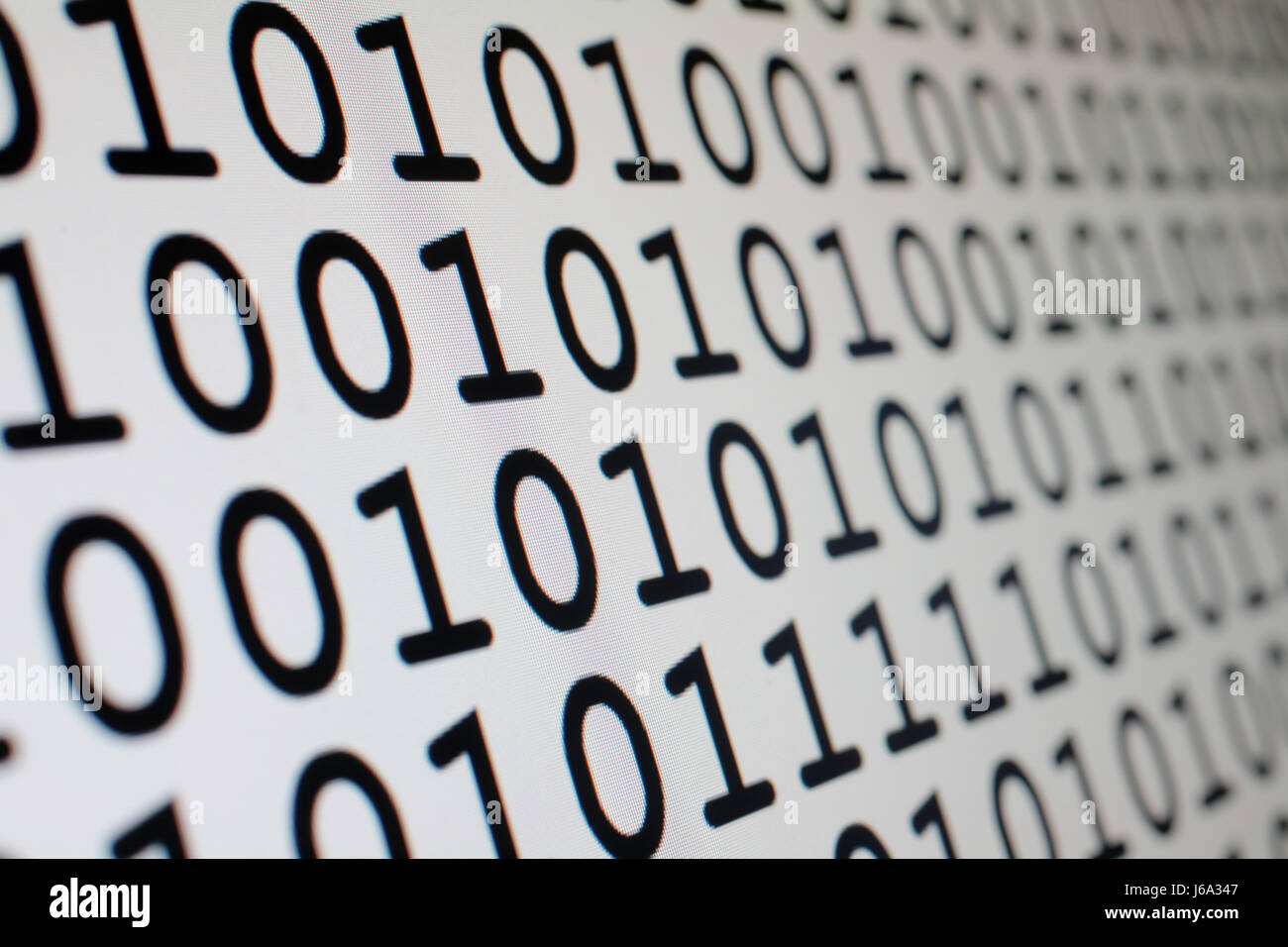 PC computers computer monitor screen one zero count binary PC computers ...