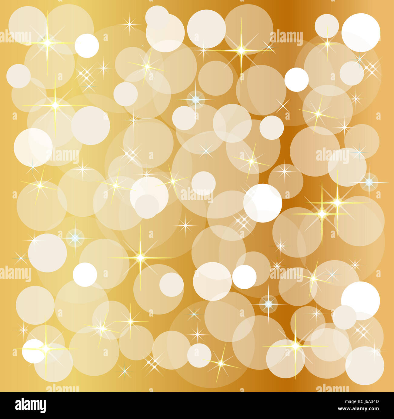 light dots on gold background Stock Photo - Alamy