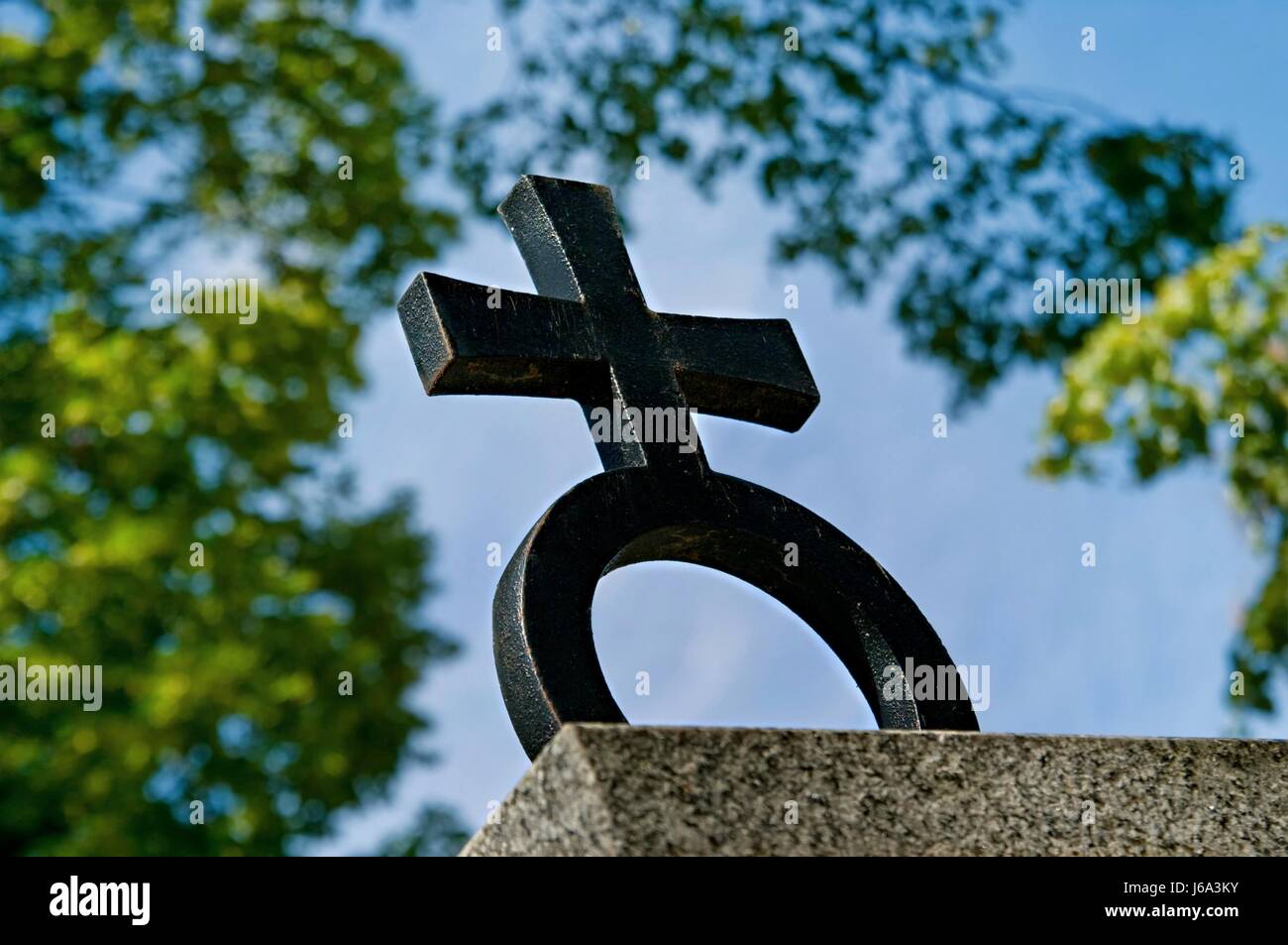 church cross symbol Stock Photo - Alamy