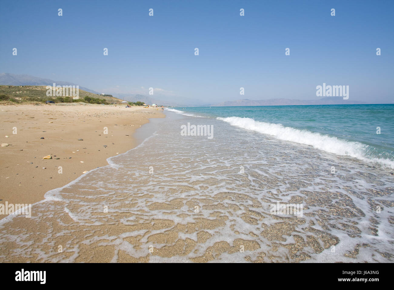 beach of crete Stock Photo - Alamy