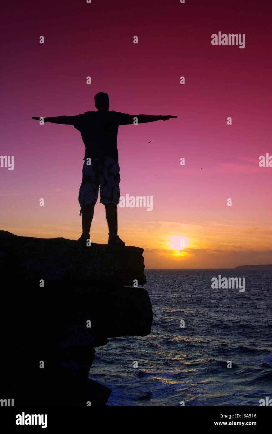 relaxation sunrise silhouette exercise landscape scenery countryside ...