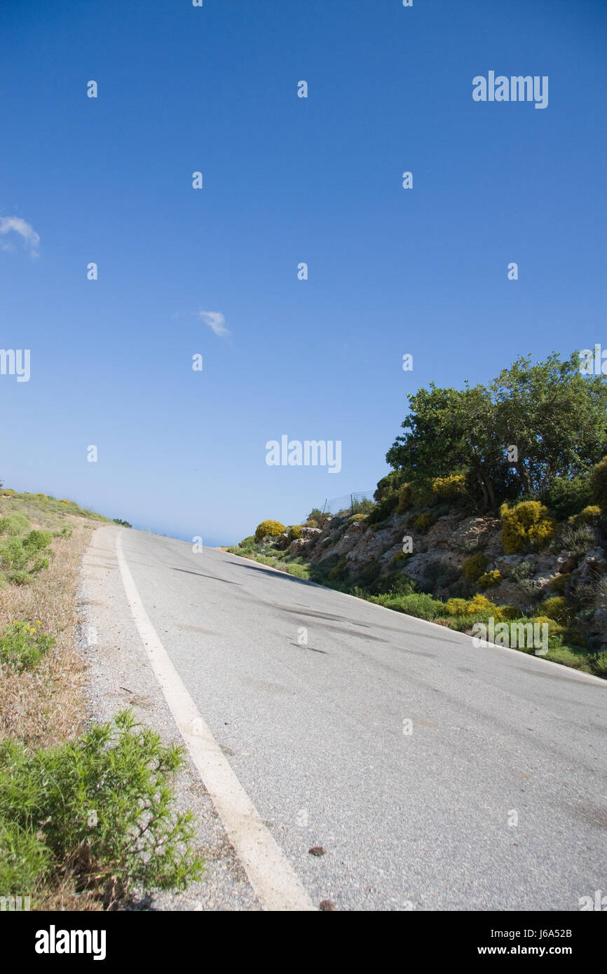 highway in crete Stock Photo - Alamy