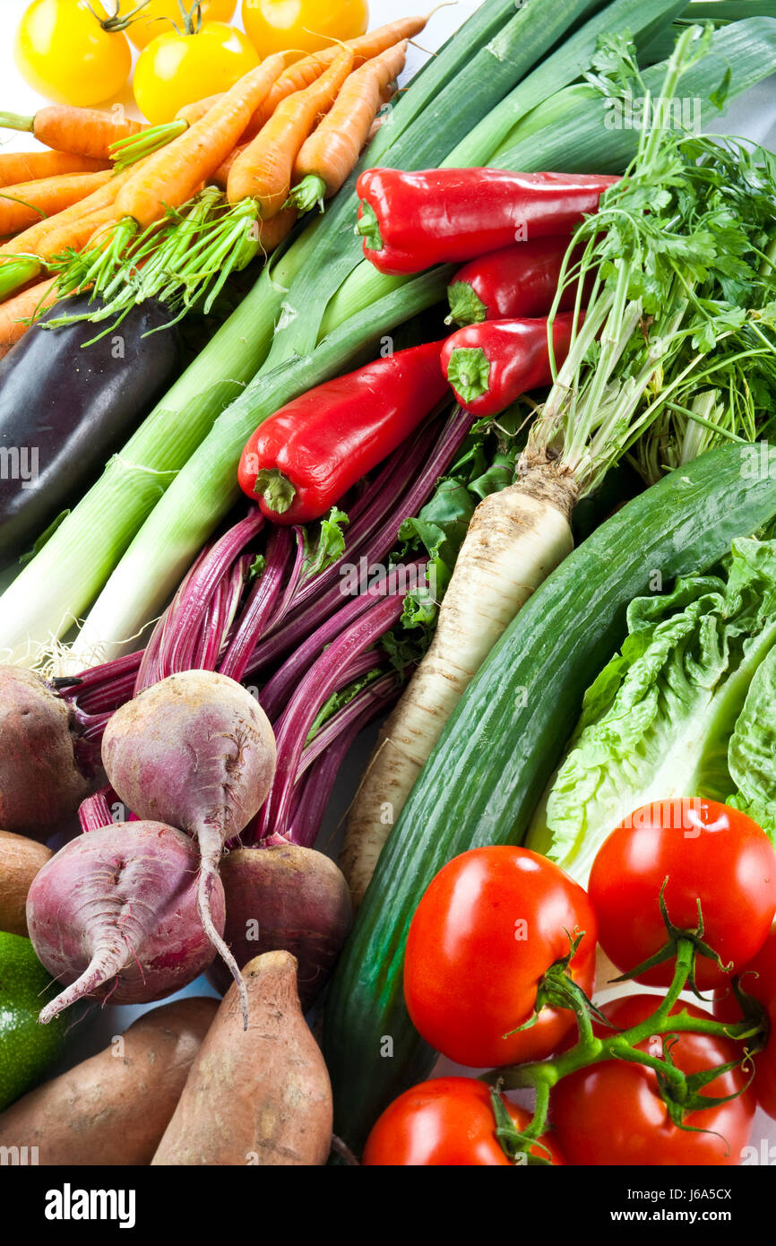 arrangement of different vegetables Stock Photo - Alamy