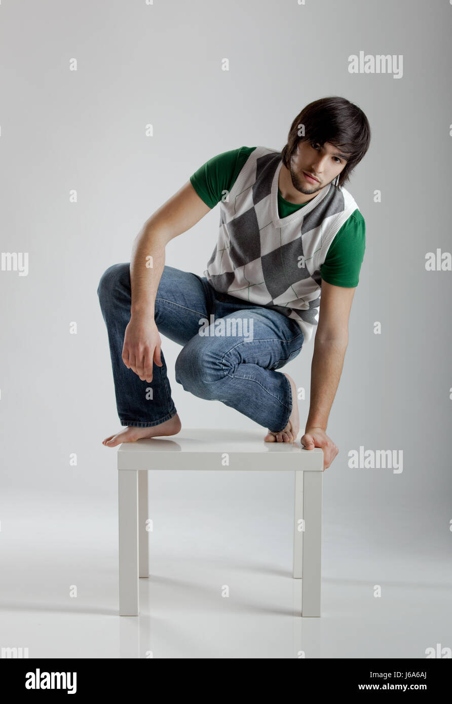 modern modernity cool posing boy lad male youngster young younger photo ...