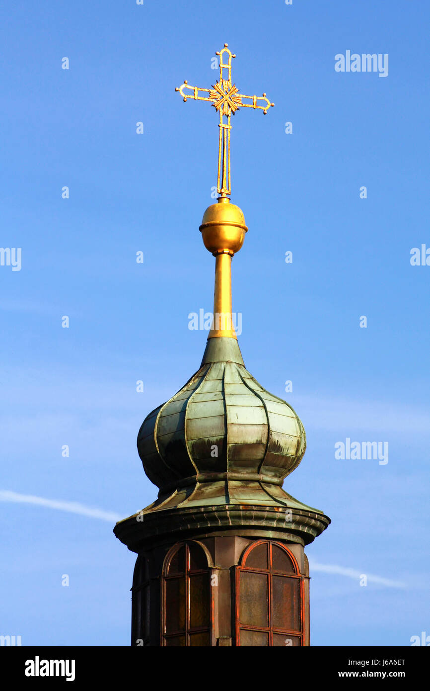 cross baroque pinnacle turret tower detail church culture window ...