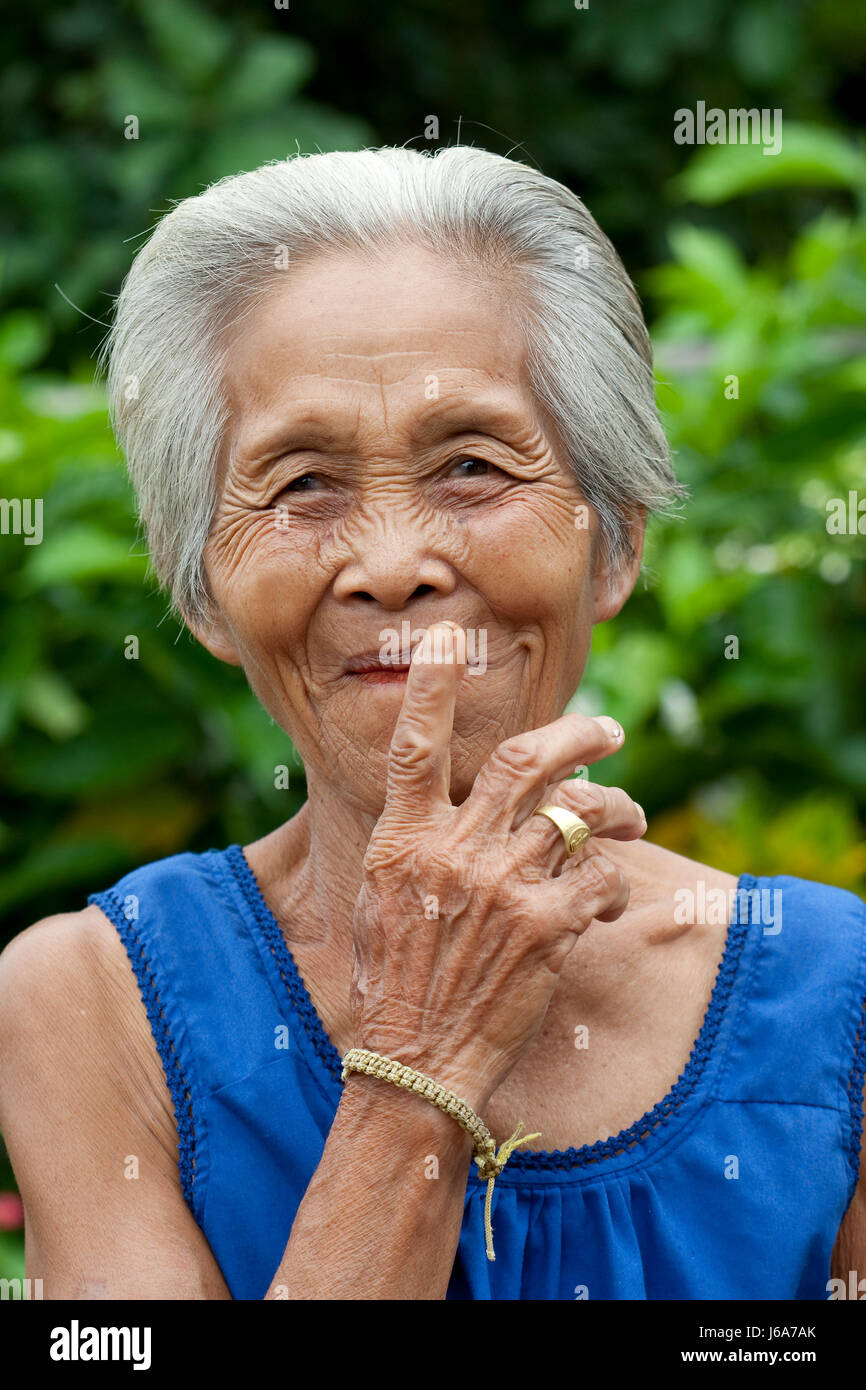 woman portrait gesturing seniort asian aged woman grizzled old woman ...